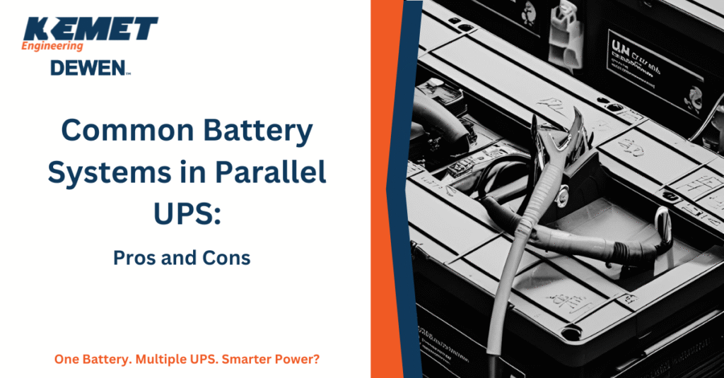 Common Battery Systems in Parallel UPS: Pros and Cons